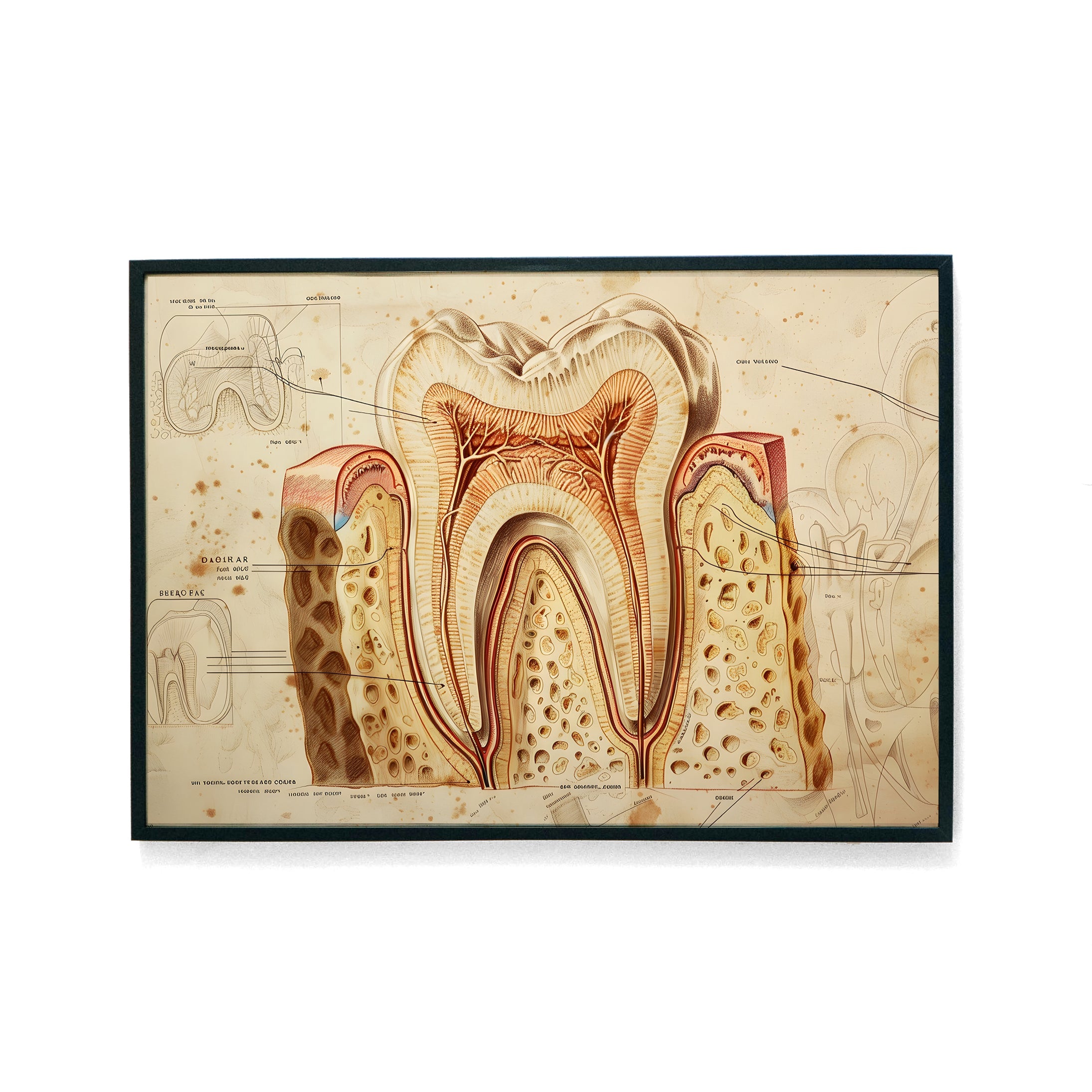 Tooth Cross Section Poster – Al Deraset